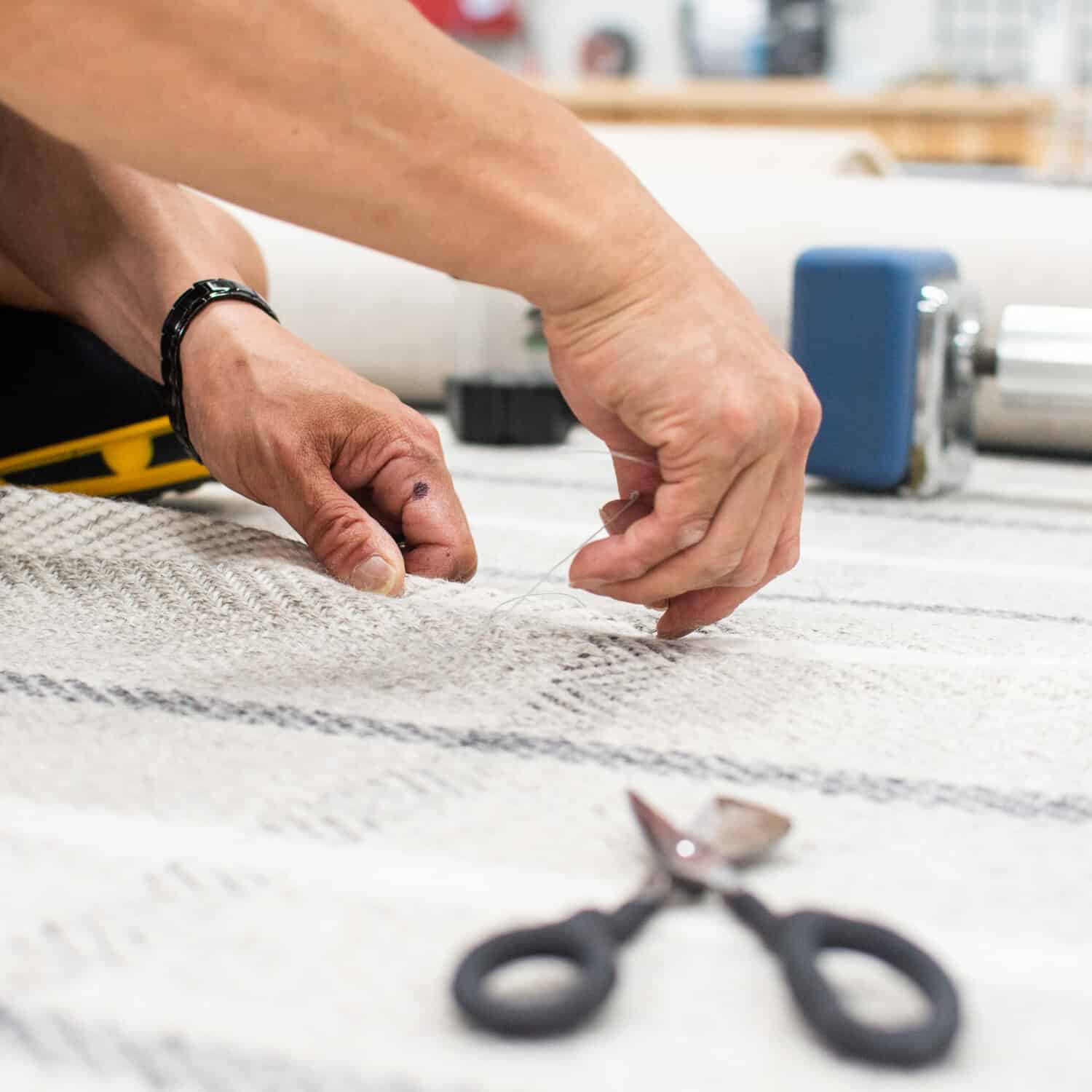 The Art of Carpet Seaming - The Carpet Workroom